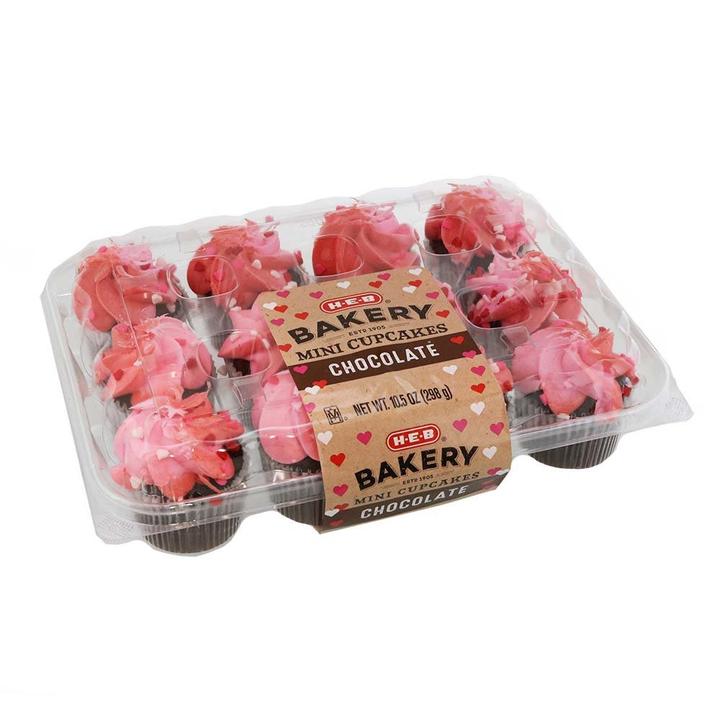 HEB Bakery Mini Cupcakes Chocolate 298 g - H-E-B México