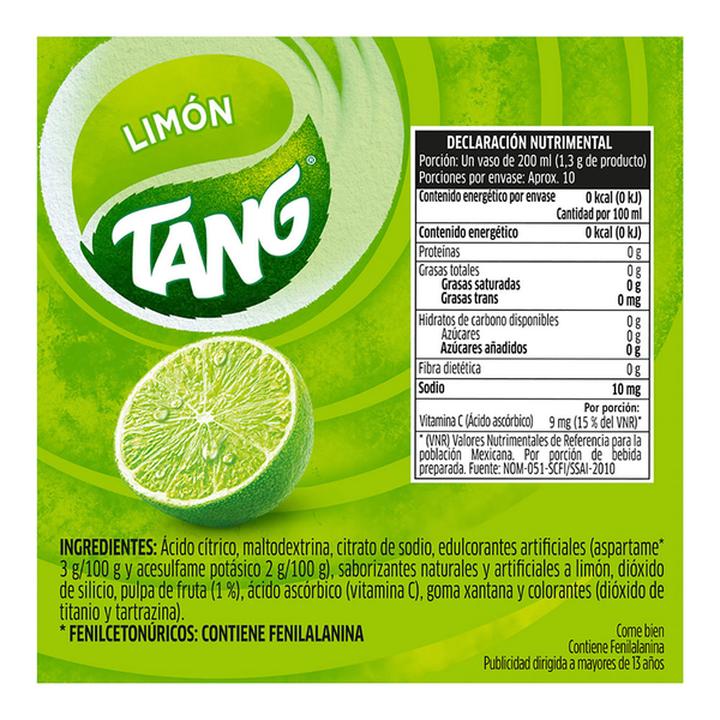Tang Bebida en Polvo Limón 13 g - H-E-B México