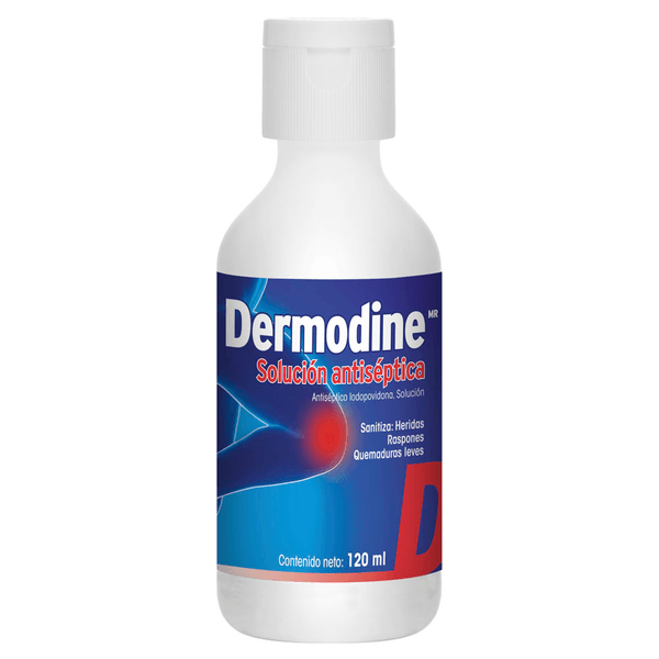 Dermodine Yodo Solución Antiséptica 120 ml - H-E-B México