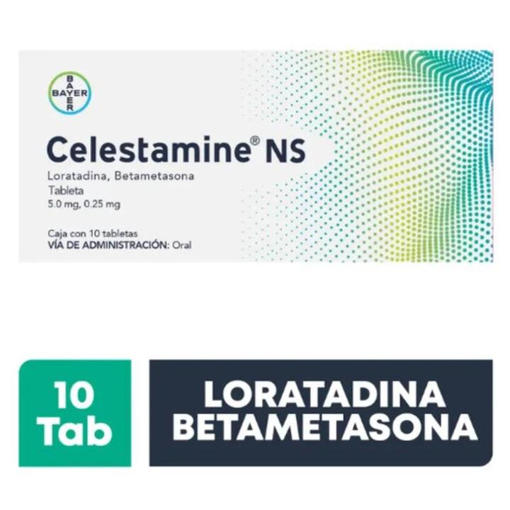 Bayer Celestamine-Ns Antialérgico 10 Pz - H-E-B México