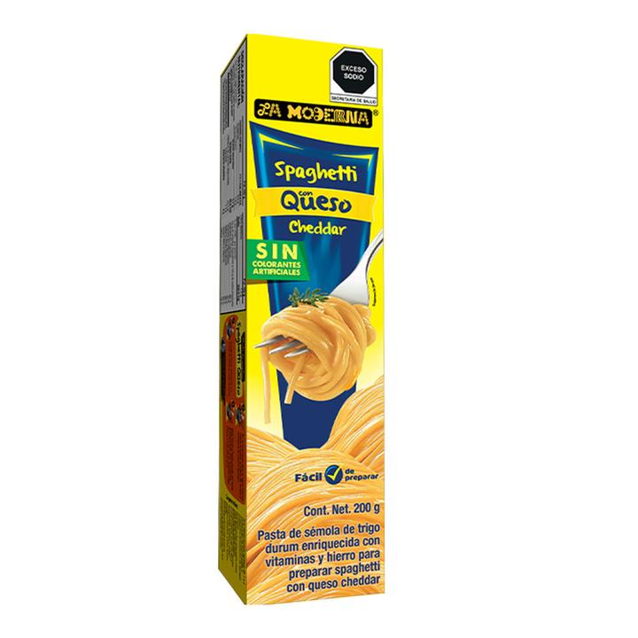la Moderna Pasta Spaghetti con Queso 200 g - H-E-B México