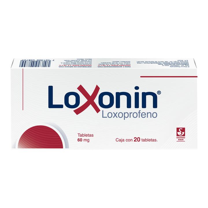 Loxonin Loxoprofeno 60 mg 20 Tabletas - H-E-B México