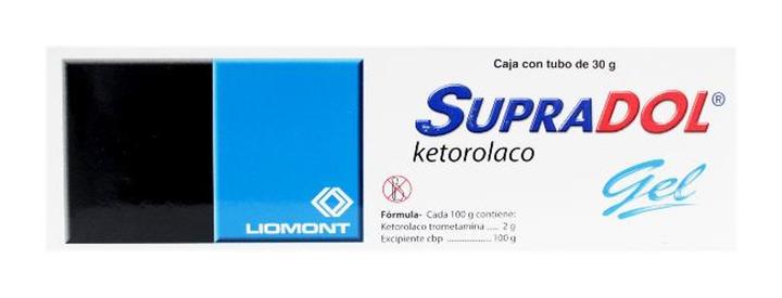 Liomont Supradol Ketorolaco Trometamina 30 g - H-E-B México