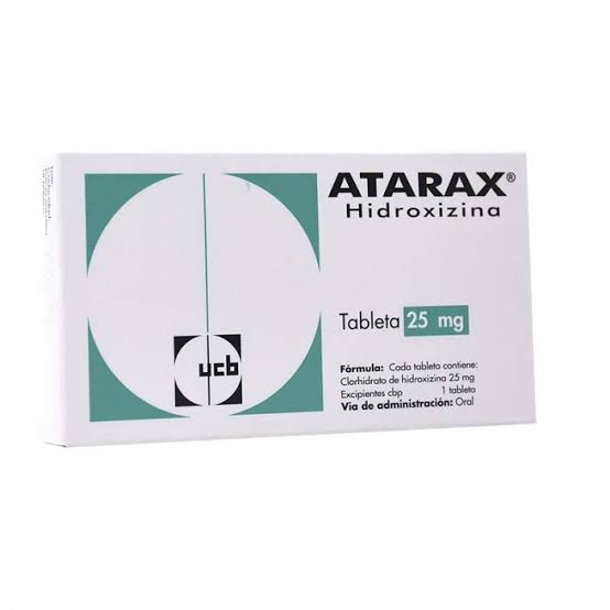 Moksha8 Atarax 25 Mg 25 Gra Hidroxizina 25 Pz - H-E-B México