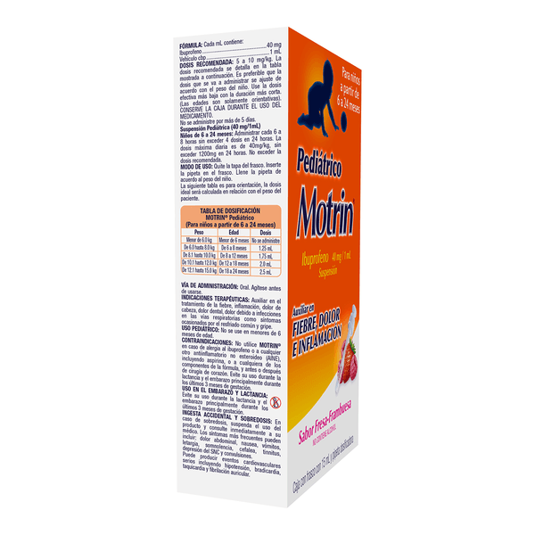 Motrin Analgésico Motrin Pediatrico 15 Ml - H-E-B México