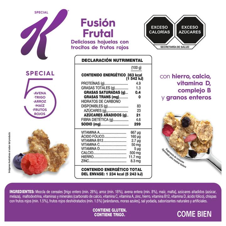 Kelloggs Cereal Special K Antioxidantes 340 g - Mi Tienda del Ahorro