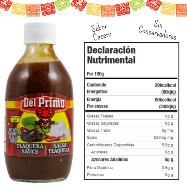 del Primo Salsa Casera Tlaquera 300 g - H-E-B México