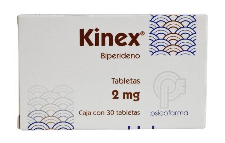Psicofarma Kinex 2 Mg 30 Tab. Biperideno 30 Pz - H-E-B México