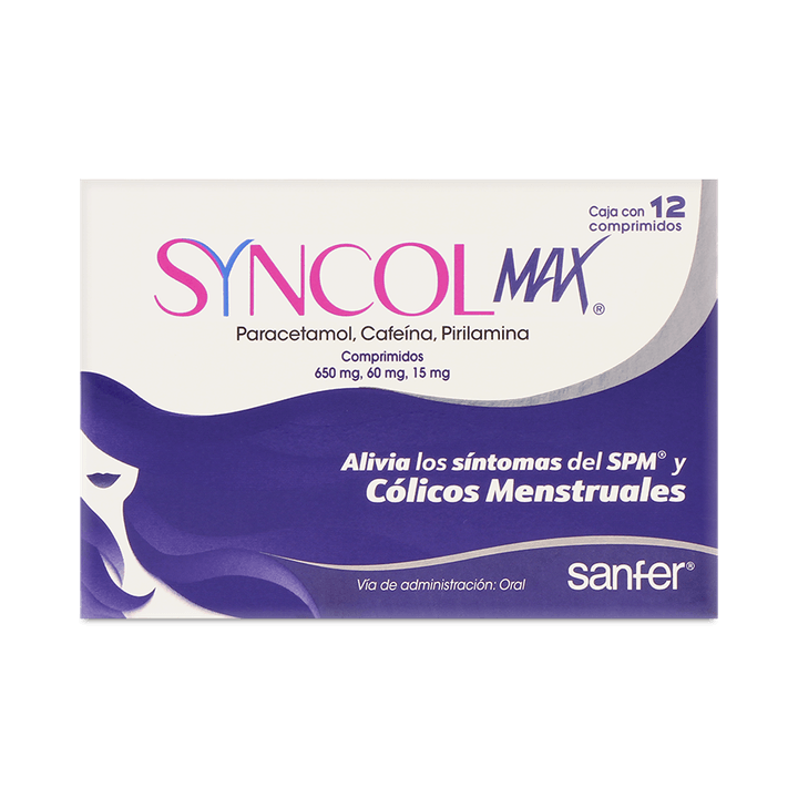 Sanfer Analgésico Syncol Max 12 Pz - Mi Tienda del Ahorro