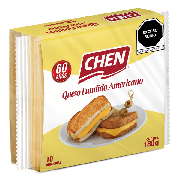 Chen Queso Amarillo Rebanado 180 g - Mi Tienda del Ahorro