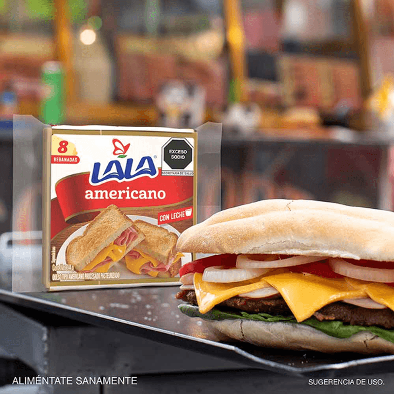 Lala Queso Fundido Tipo Americano 144 g - Mi Tienda del Ahorro Lala Queso Fundido Tipo Americano 144 g - Mi Tienda del Ahorro