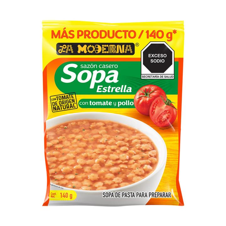 la Moderna Sopa Estrellas con Tomate Y Sabor a Pol - Mi Tienda del Ahorro
