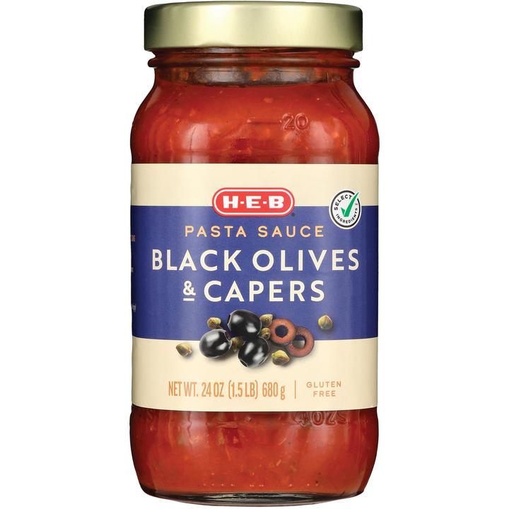 HEB Salsa P/Pasta Alcaparras Yaceitunas 737 g - H-E-B México