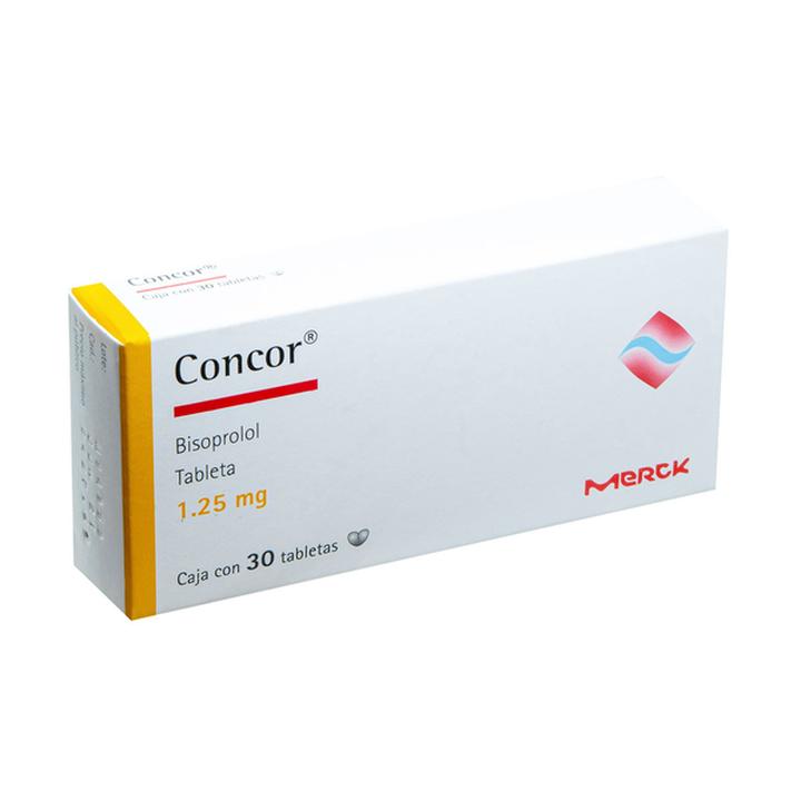 Merck Concor 1.25 Mg 30 Gra Bisoprolol 30 Pz - H-E-B México