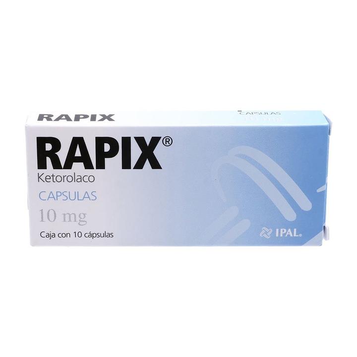 Senosiain Rapix 10 Mg Caps 10 Ketorolaco, Trometam - H-E-B México