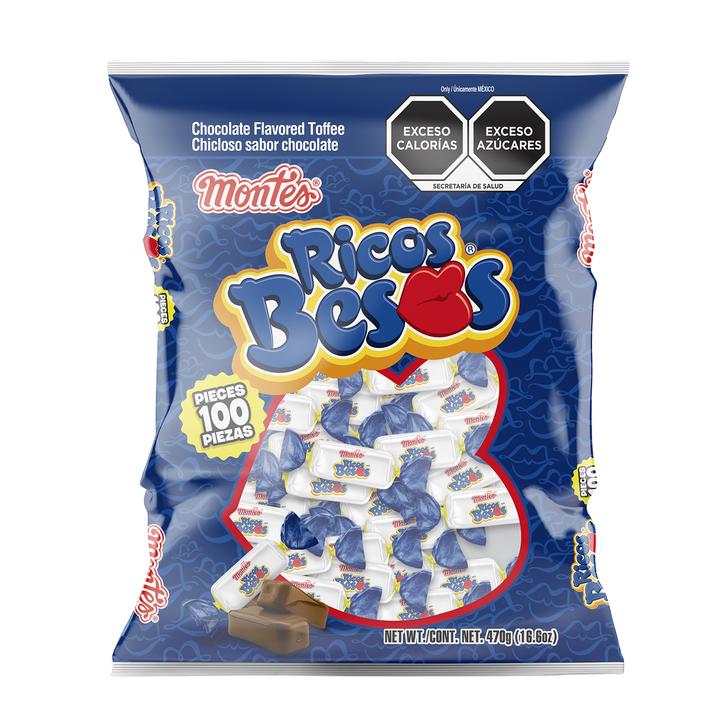 Ricos Besos Caramelo Chicloso Ricos Besos 470 g - H-E-B México