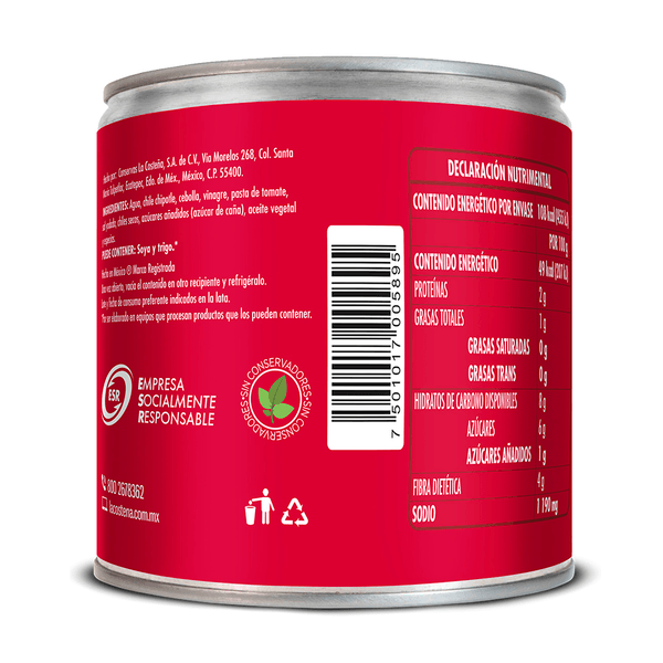 la Costeña Chile Chipotle Picados Lata 220 g - H-E-B México