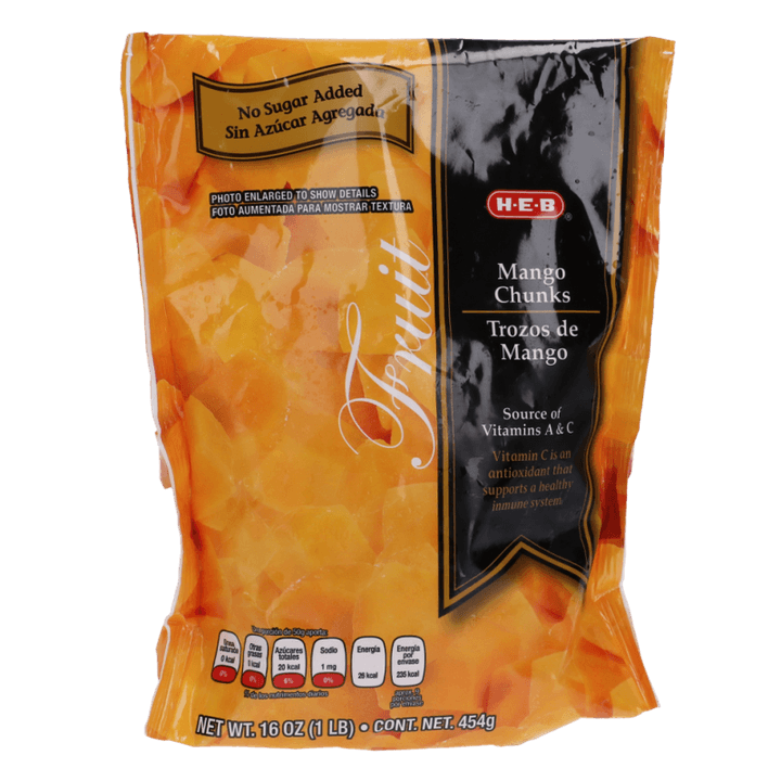 HEB Fruta Congelada Mango en Trozos 454 g - H-E-B México