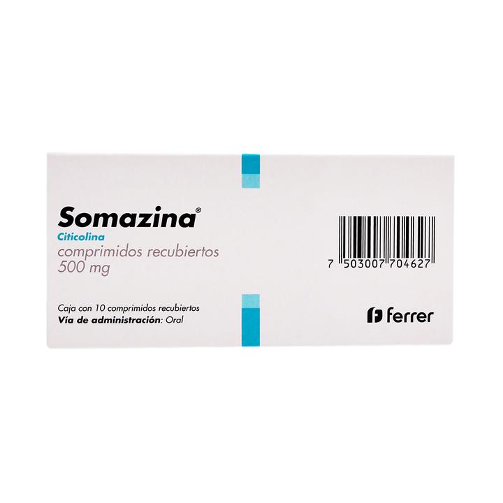 Ferrer Somazina 500 Mg C/10 Cpr Citicolina 10 Pz - H-E-B México