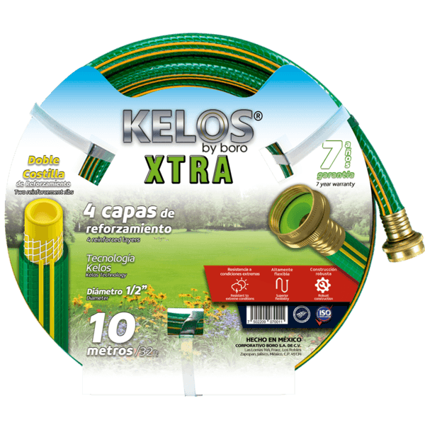 Kelos Manguera Uso Duro 4 Capas 10mts 1 Pz - H-E-B México