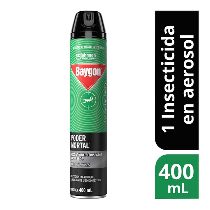 Baygon Poder Mortal Insecticida en Aerosol 400 ml - H-E-B México