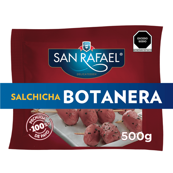 San Rafael Salchicha Botanera de Pavo 500 g - H-E-B México