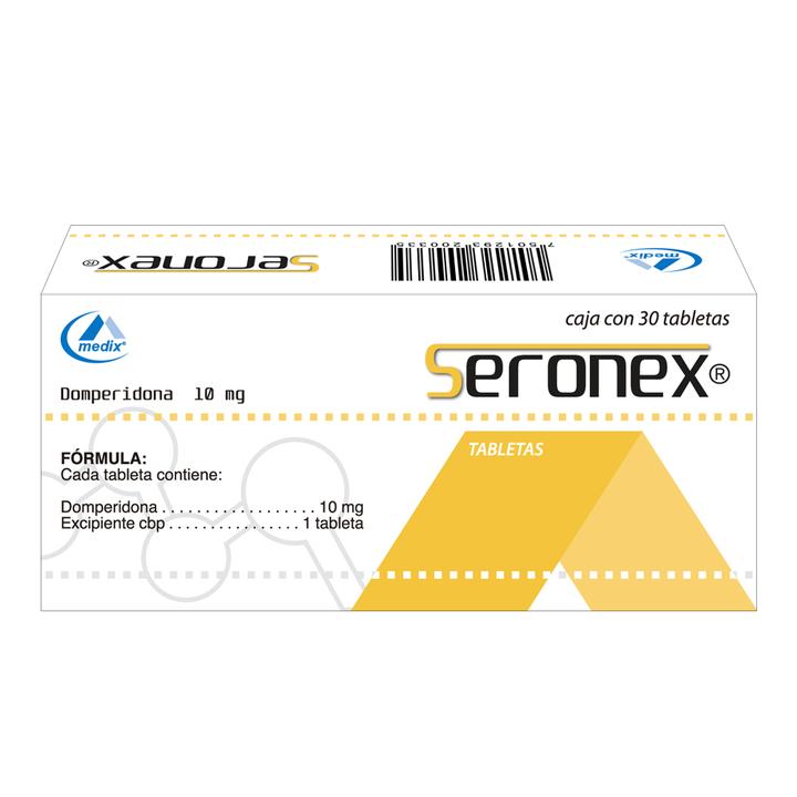 Medix Seronex 10 Mg 30 Tab Domperidona 30 Pz - H-E-B México