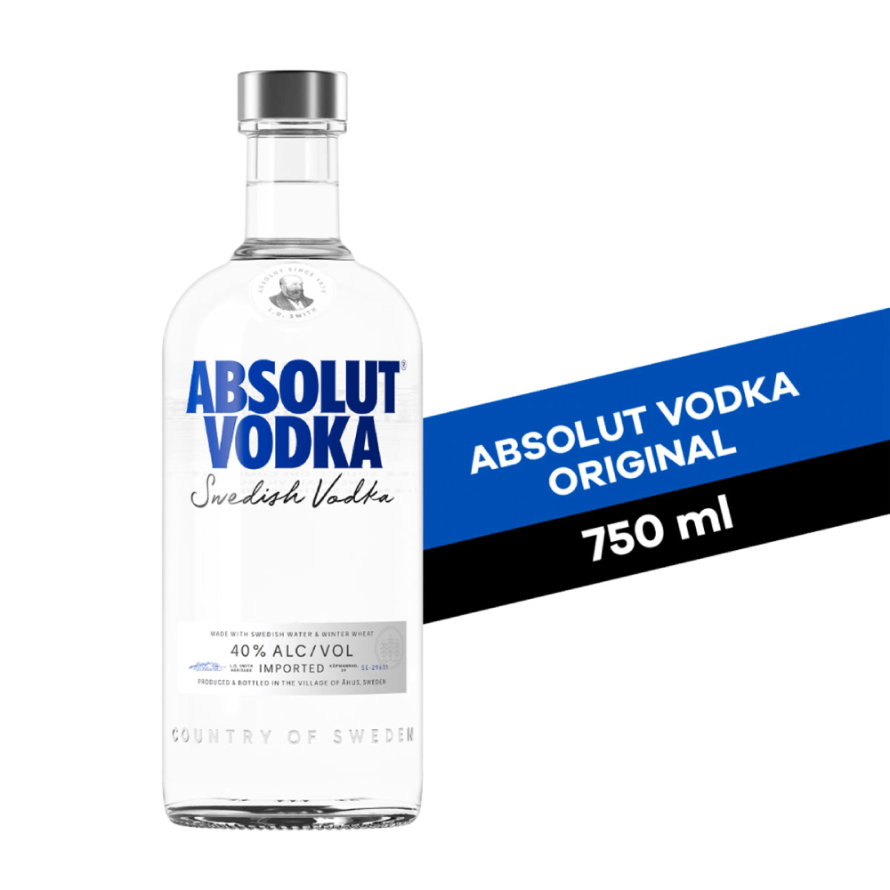 Absolut Vodka Regular 750 ml - H-E-B México