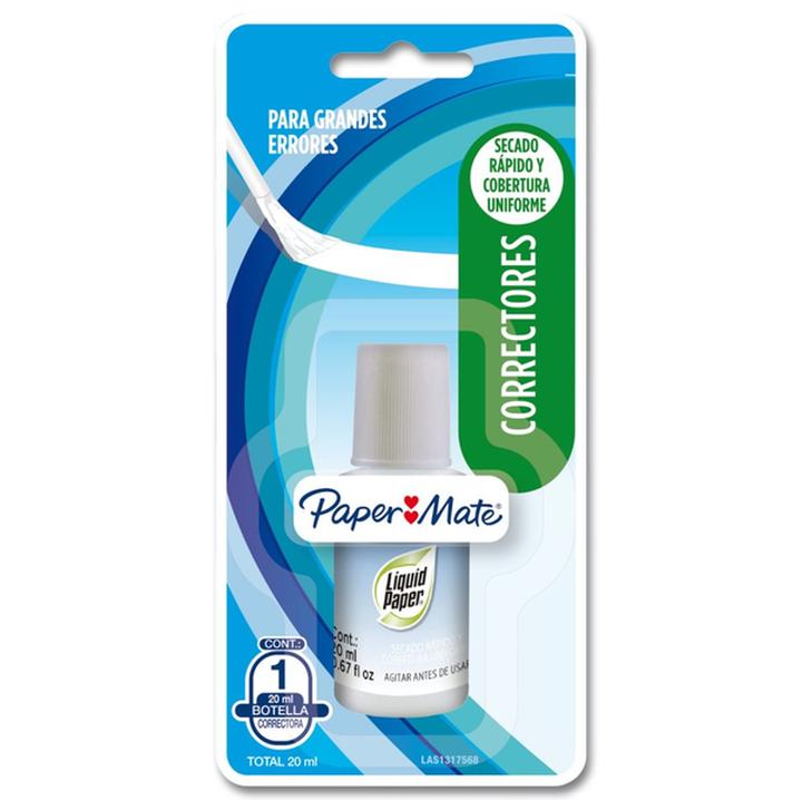 Corrector Bote Paper Mate Fast Dry con 1 pz - H-E-B México