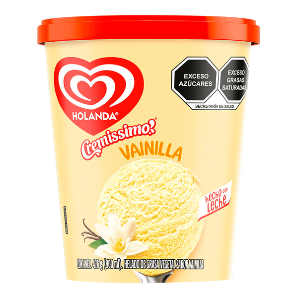 Holanda Helado Sabor Vainilla 1 L - H-E-B México