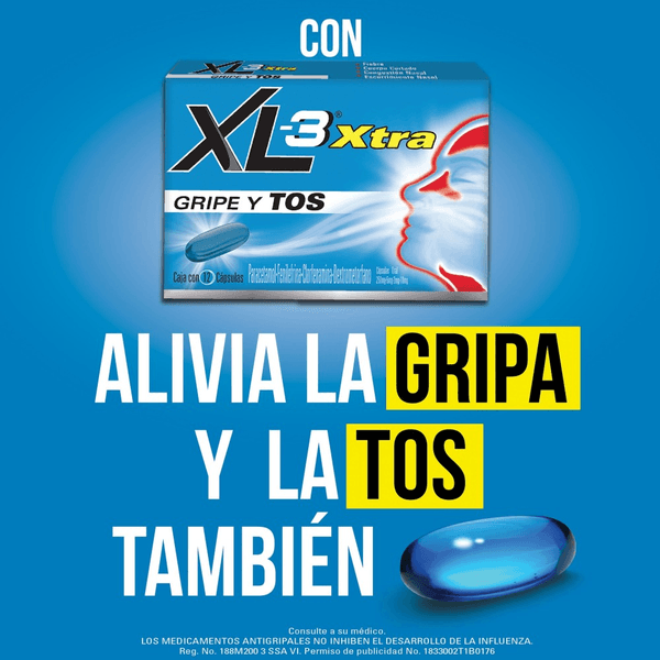 Xl-3 Xtra Antigripal con 12 pz - Mi Tienda del Ahorro
