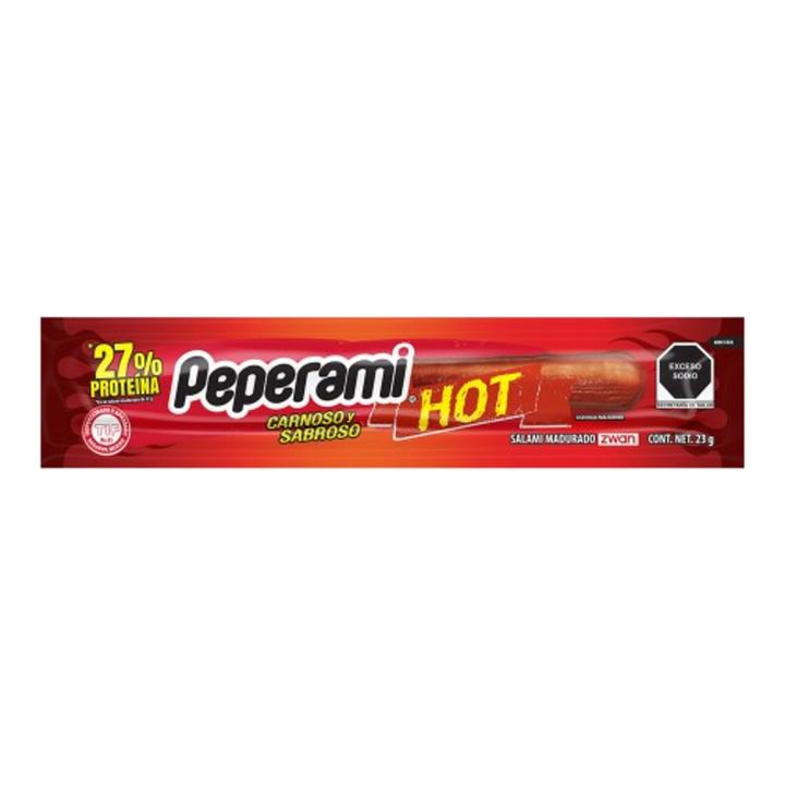 Zwan Peperami Hot Mini Salami 23 g - H-E-B México