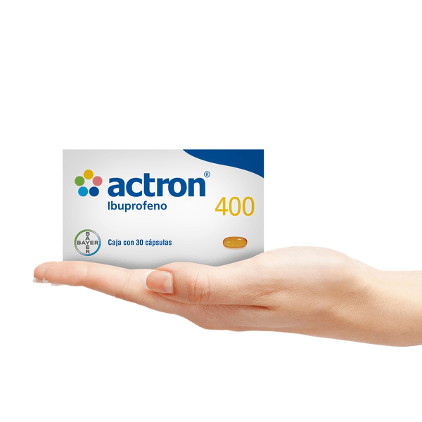 Bayer Rx Actron 400 Mg 30 Cap Ibuprofeno 30 Pz - H-E-B México