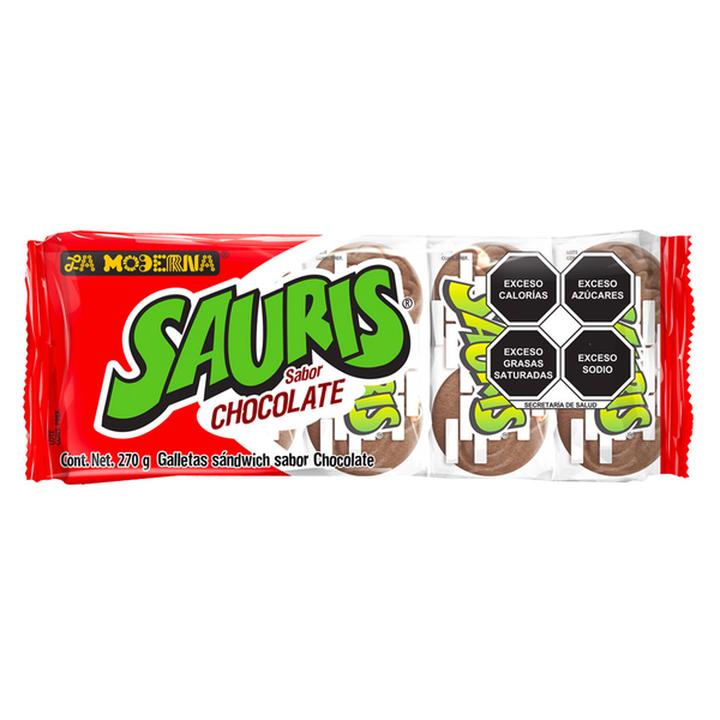 la Moderna Galletas Sauris Sabor Chocolate 270 g - H-E-B México