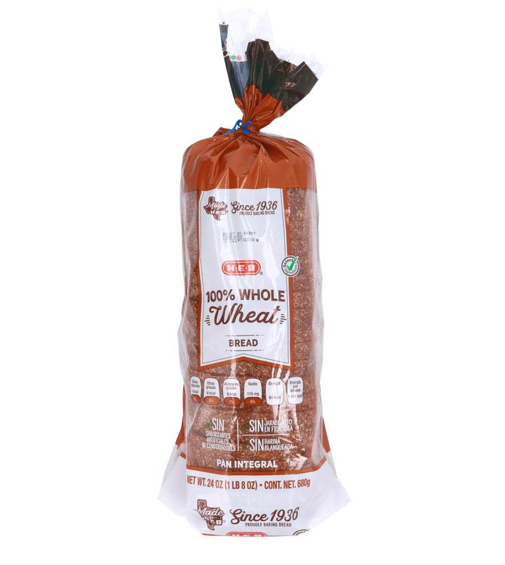 Heb Pan de Barra Integral 100% 567 g - H-E-B México