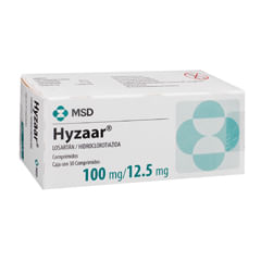 Organon Hyzaar 100/12.5 Mg Cpr 30 30 Pz - H-E-B México
