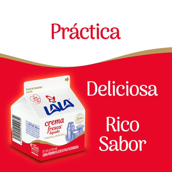 Lala Crema Líquida Fresca 250 g - Mi Tienda del Ahorro