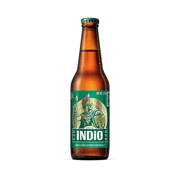 Indio Cerveza Oscura 6 Pack Botella 355 Ml - Mi Tienda del Ahorro