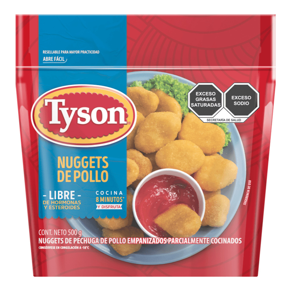 Tyson Nugget de Pechuga de Pollo 500 g - H-E-B México