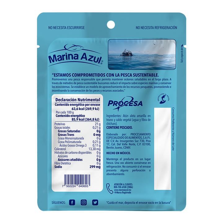 Marina Azul Atun en Agua Pouch 74 g - H-E-B México