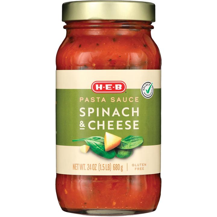 HEB Salsa Para Pasta Espinacas Y Queso 737 g - H-E-B México