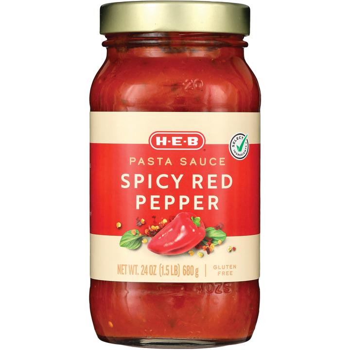 HEB Salsa Para Pasta Chile Rojo Libre de Gluten 73 - H-E-B México