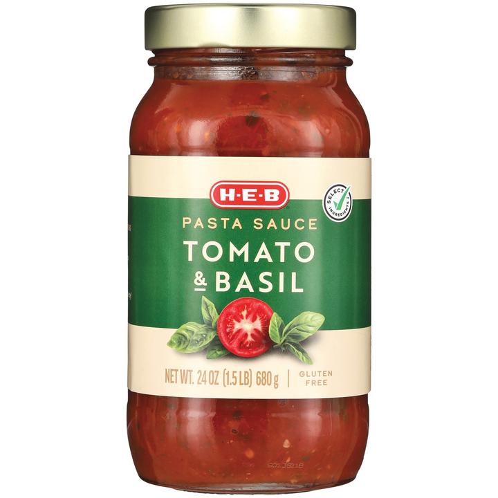 HEB Salsa Para Pasta Tomate Y Albahaca 680 g - H-E-B México
