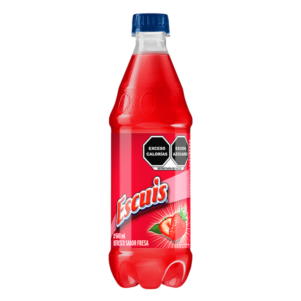 Escuis Refresco Sabor Fresa 600 Ml - H-E-B México