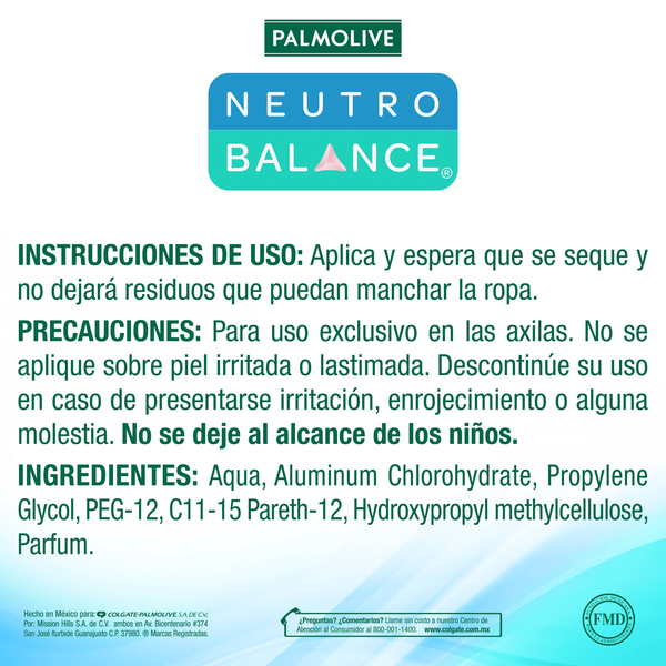 Neutro Balance Desodorante Neutro Balance Zero 65 - H-E-B México