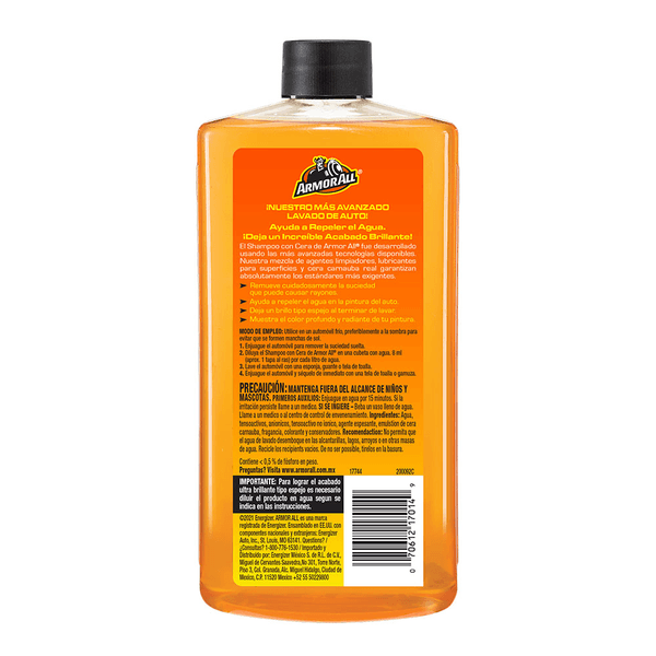 Shampoo Con Cera Armor All Para Automóviles Ultra Shine 473 ml - H-E-B ...
