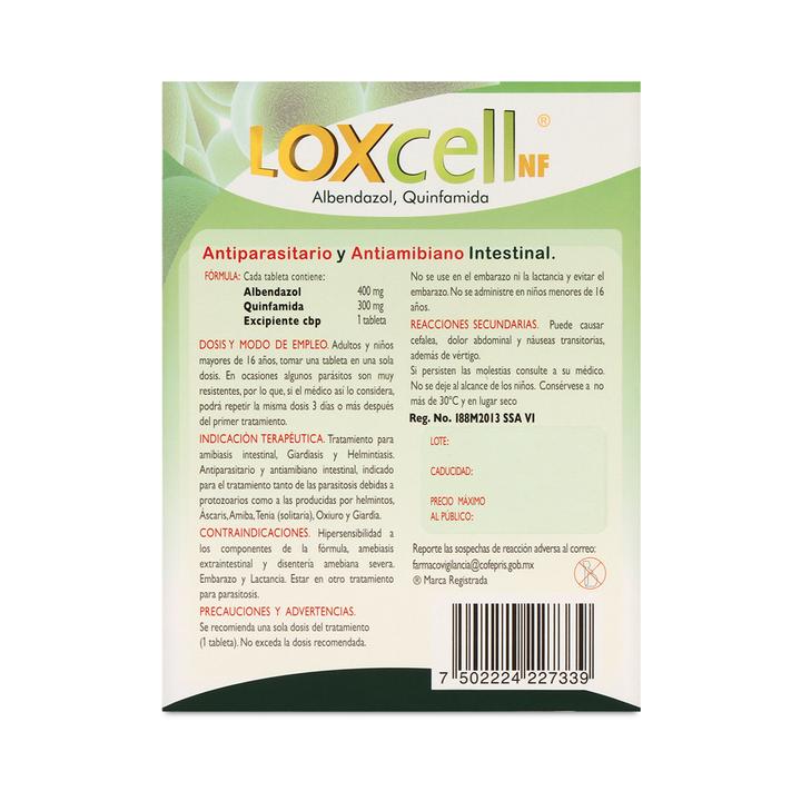 Sanfer Loxcell 400/300 Mg Tabletas 1 Pz - H-E-B México