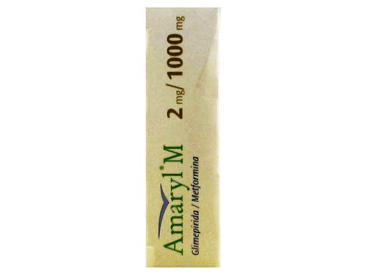 Sanofi Rx Amaryl-M 2mg/1000mg Tabletas 16 Pz - H-E-B México