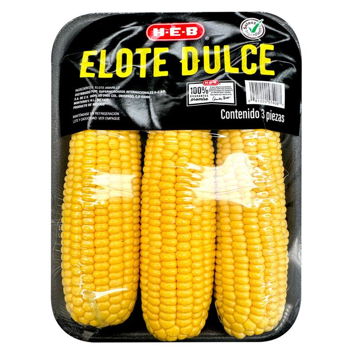 Heb Elote Dulce Amarillo en Charola 1 Pz - H-E-B México