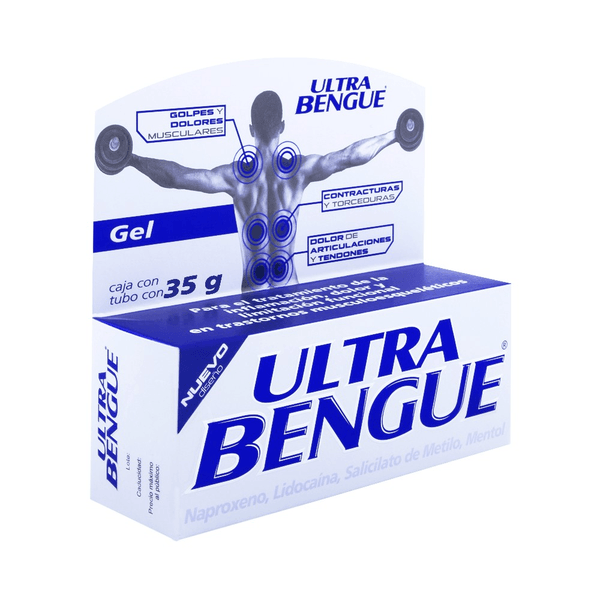 Ultra Bengue Analgesico Desinflamatorio Azul 35 g - H-E-B México